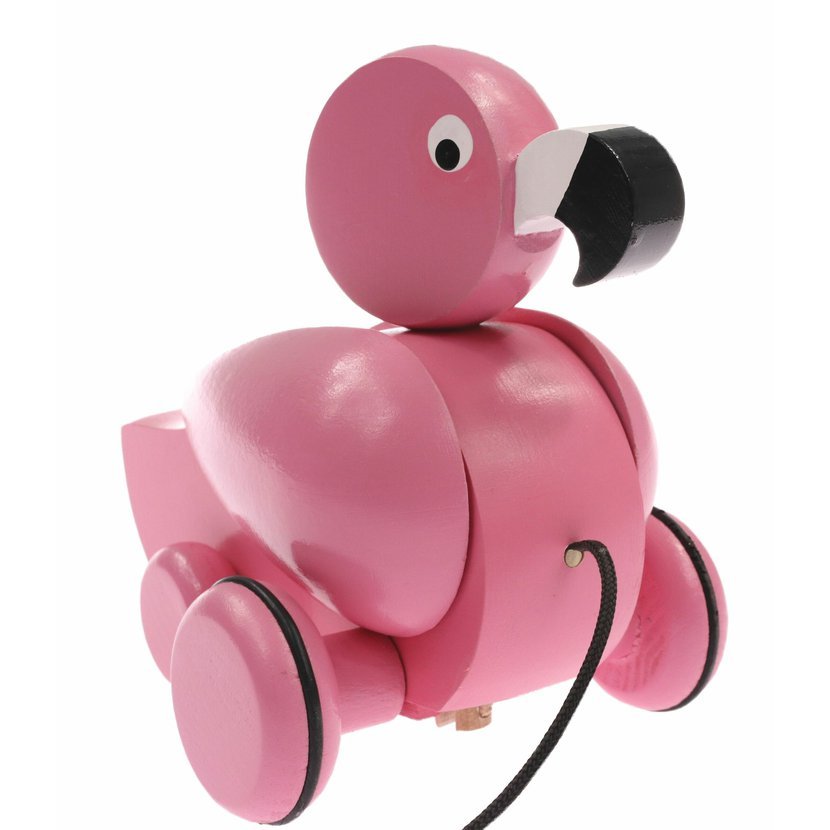 Pull along Flamingo with "clack" – The Artisan Merchants